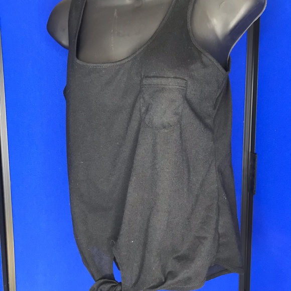 Rebellious One | Tops | Rebellious One Juniors Black Tie Front Tank Top ...